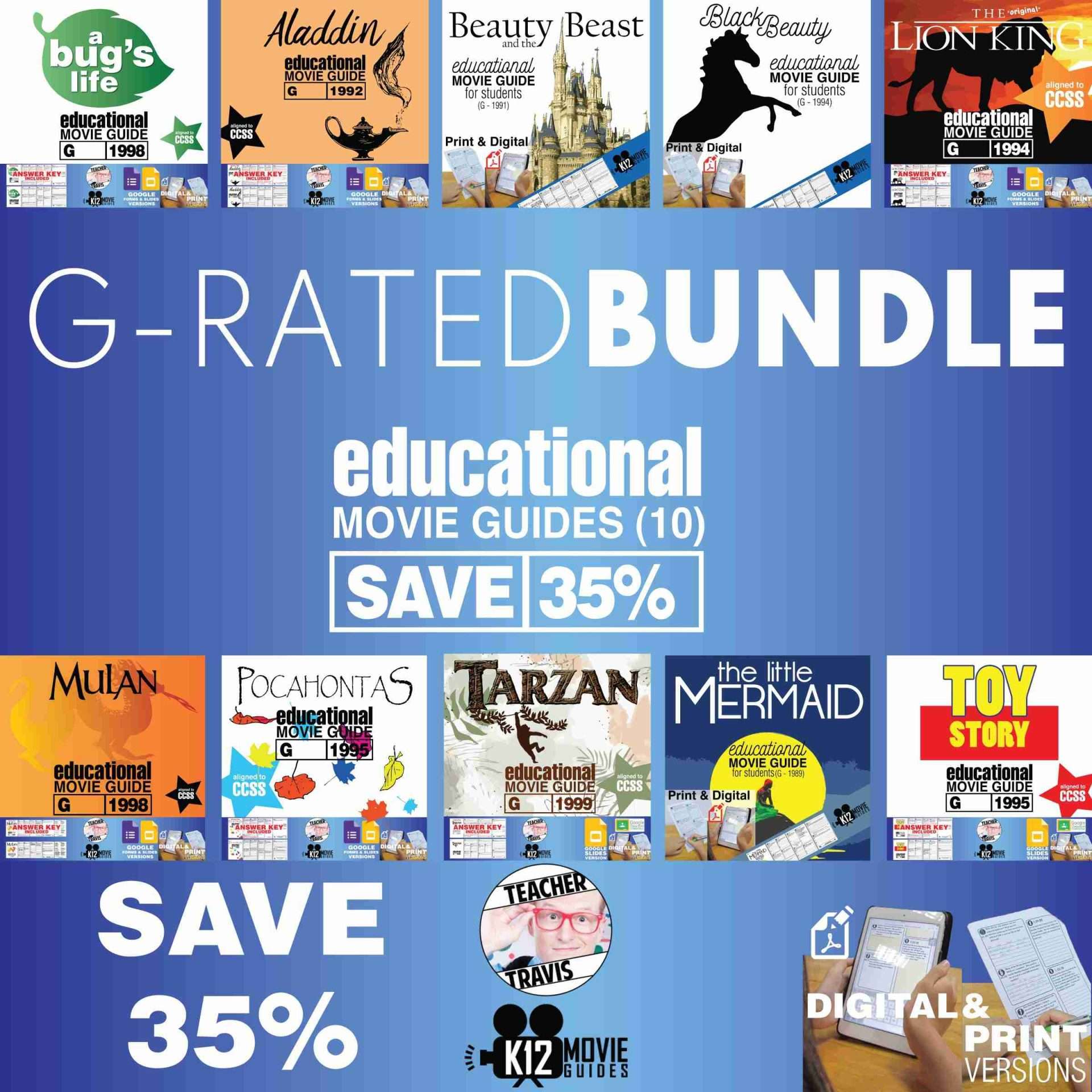 Bundle of G-Rated Movies - Collection #1 – K12MovieGuides