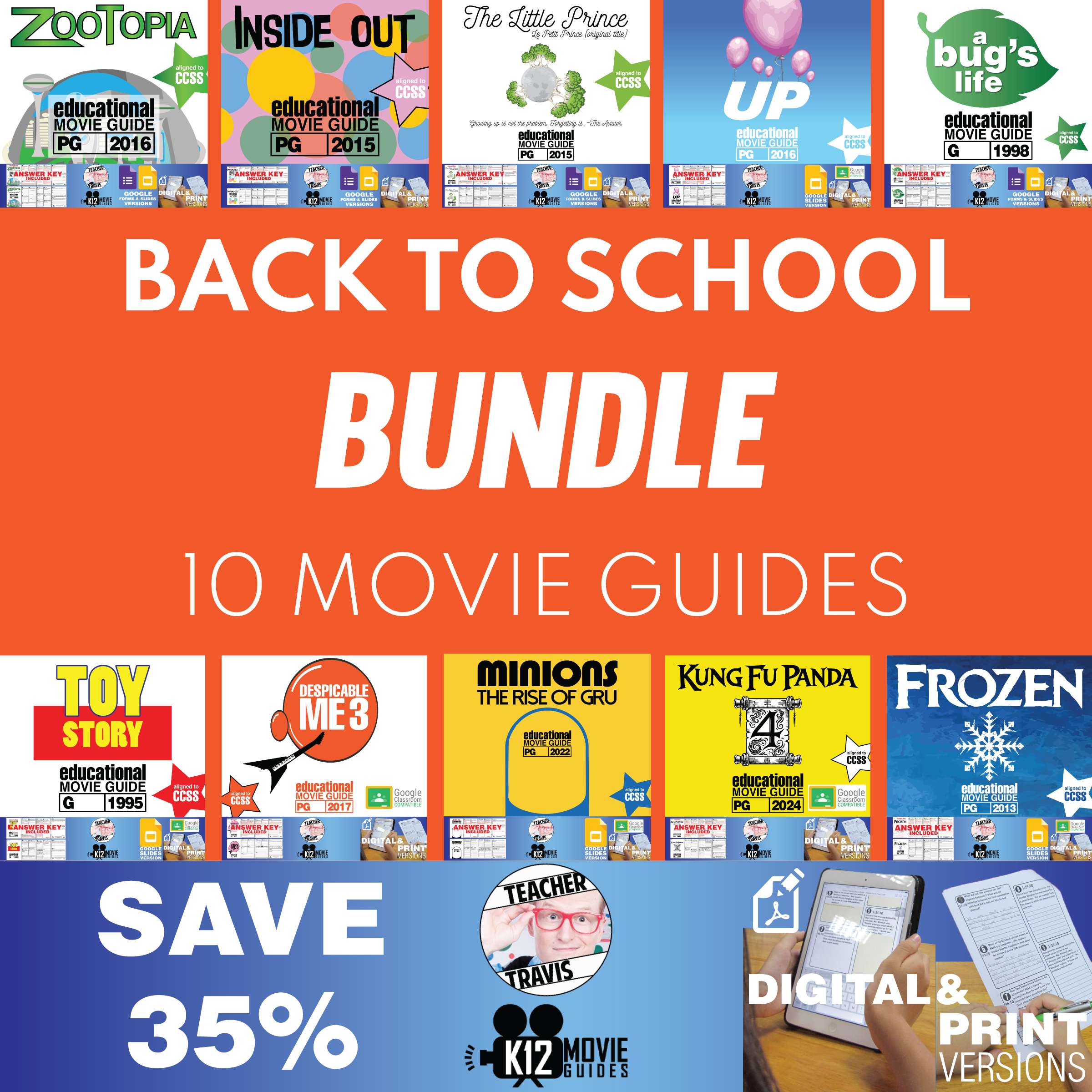 Back to School 10 Movie Guide Collection – K12MovieGuides