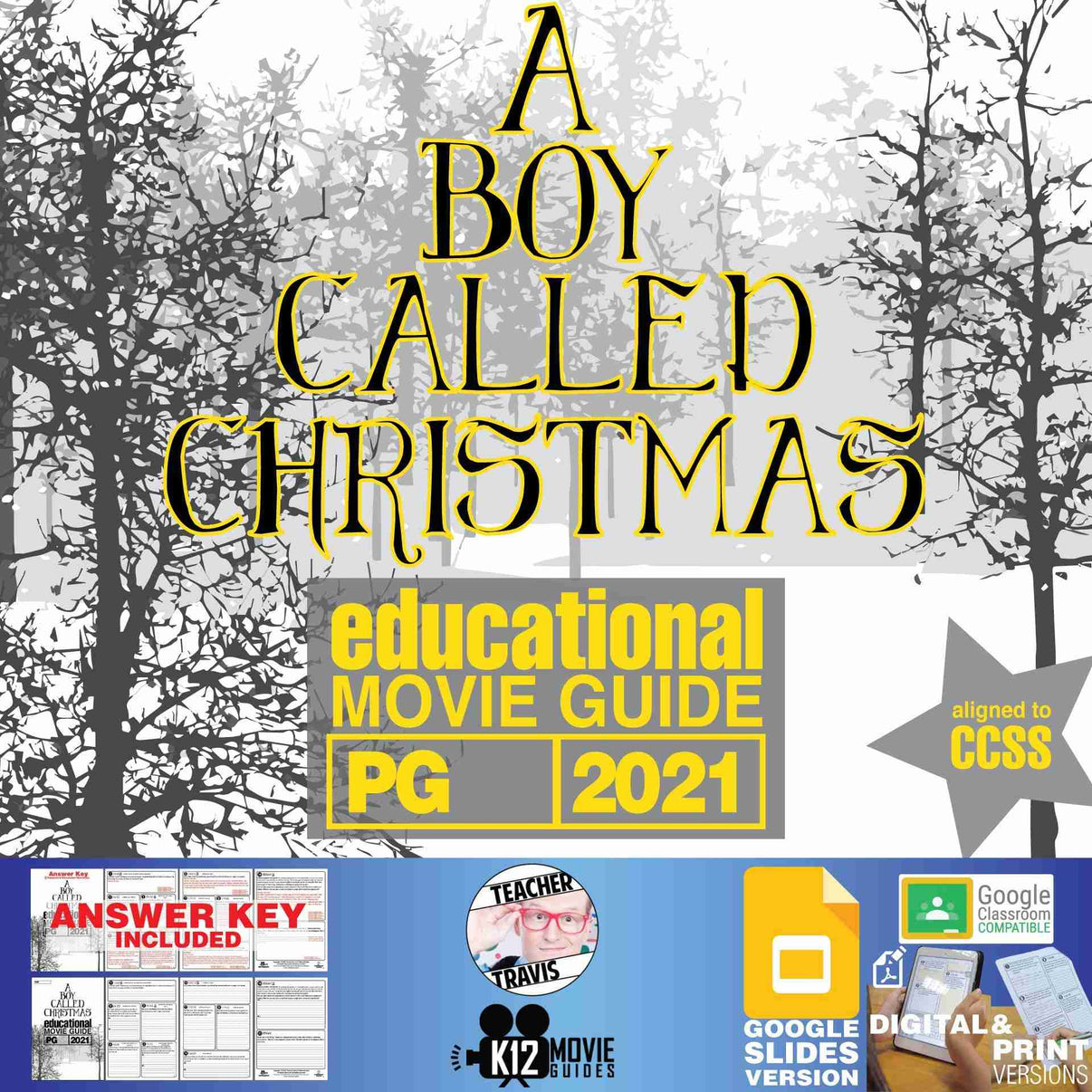 A Boy Called Christmas Movie Guide | Worksheet | Questions | Google Sl ...