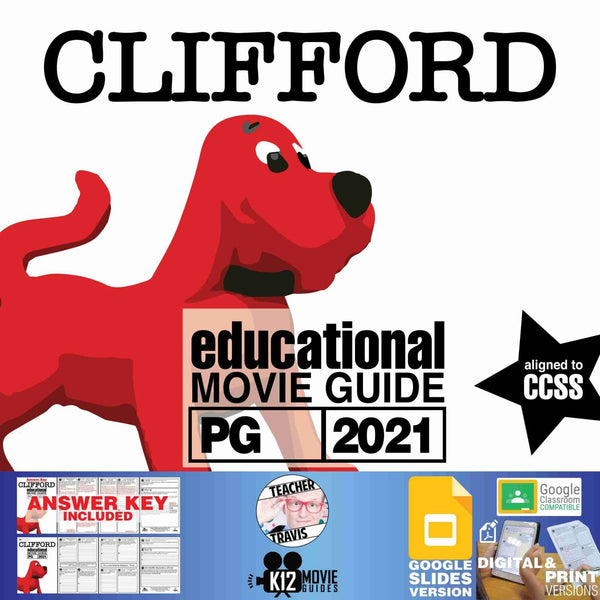 Clifford Movie Guide | Worksheet | Questions | Google Slides (PG - 202 ...