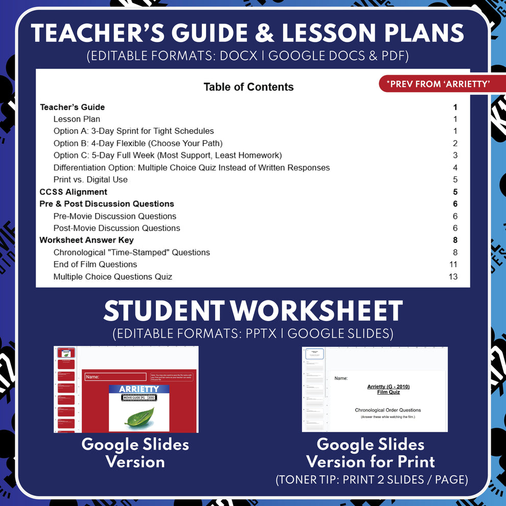 Whisper of the Heart Movie Guide Questions & Worksheet | Studio Ghibli ...