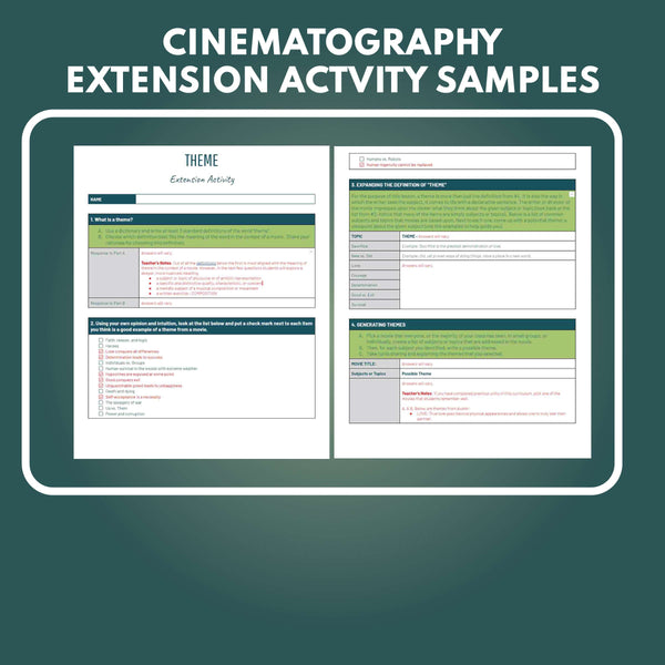 Film as Literature & Cinematic Arts FREE Preview – K12MovieGuides