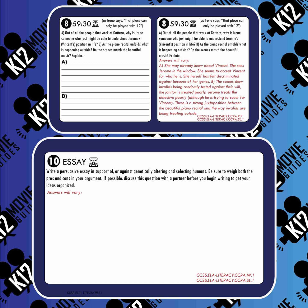 Gattaca Movie Guide | Questions | Worksheet (PG13 - 1997) – K12MovieGuides