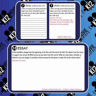 Our Friend, Martin Worksheet & Movie Questions | Movie Guide + Answer ...