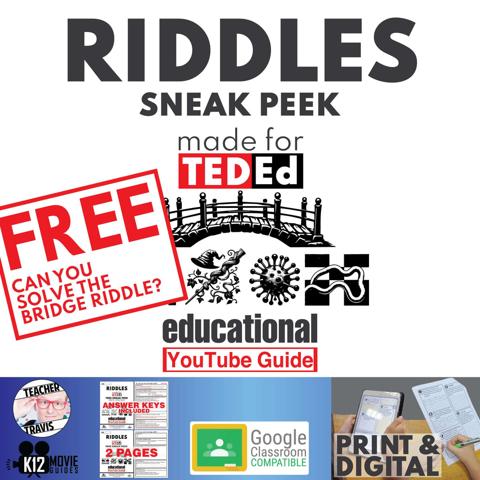 Free TedEd Riddle YouTube Video Guide – K12MovieGuides