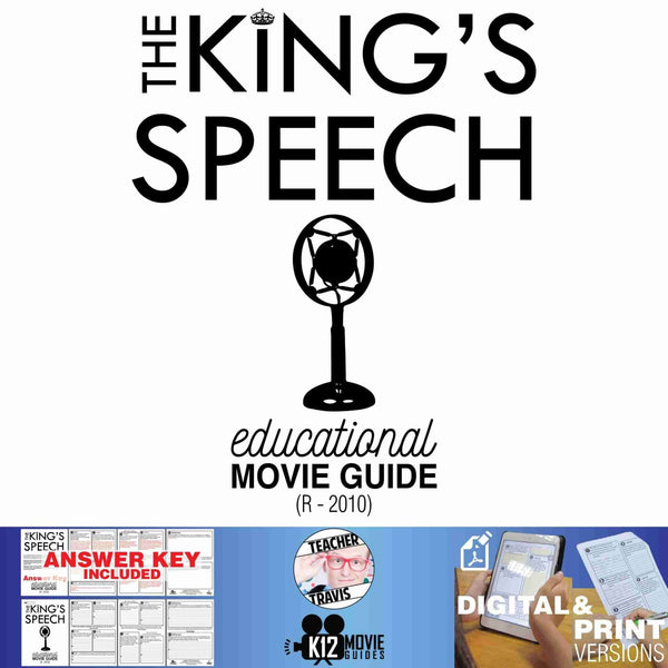 The King's Speech Movie Guide | Questions | Worksheet (R - 2010 ...